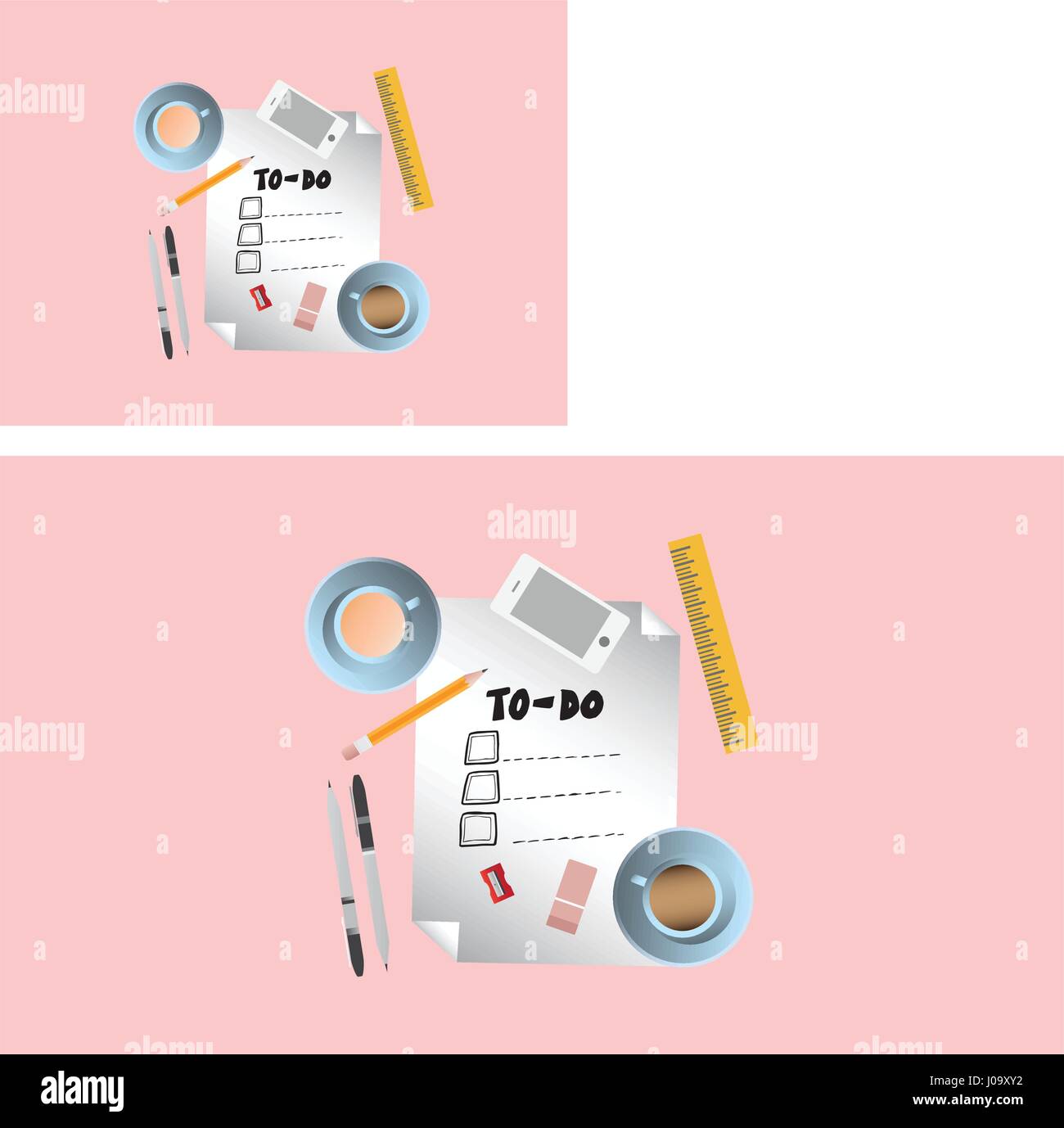 Blank paper mobile phone Stock Vector Images - Alamy