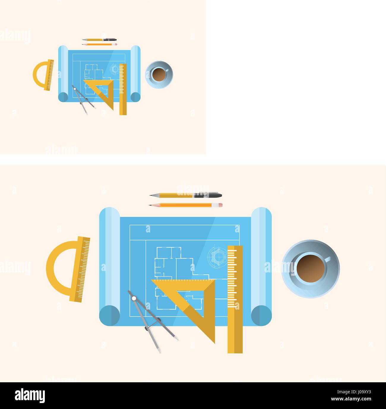 Coffee conceptual set cup Stock Vector Images - Alamy