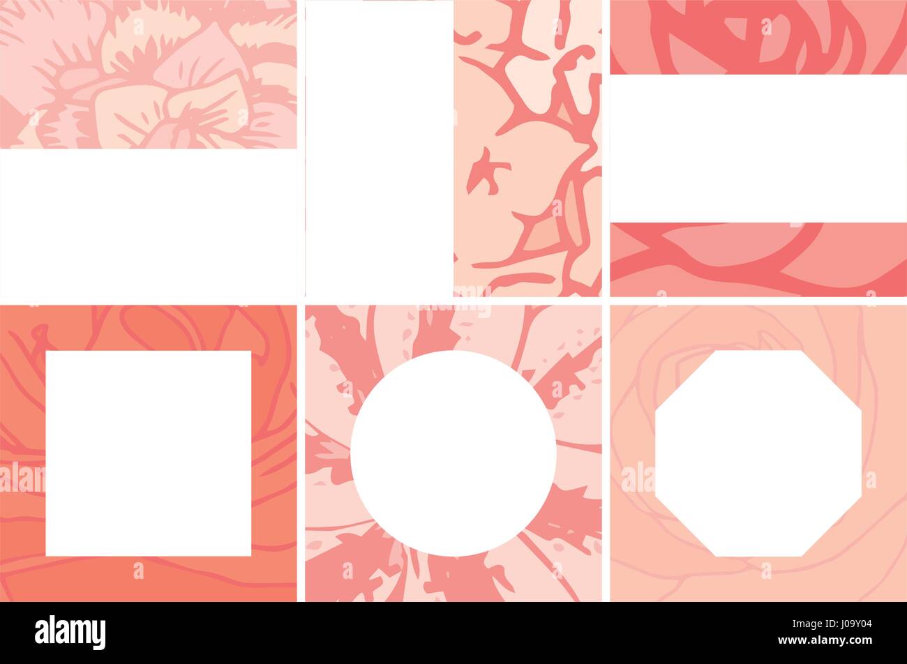 Vector set of frames with different patterns Stock Vector Image & Art ...