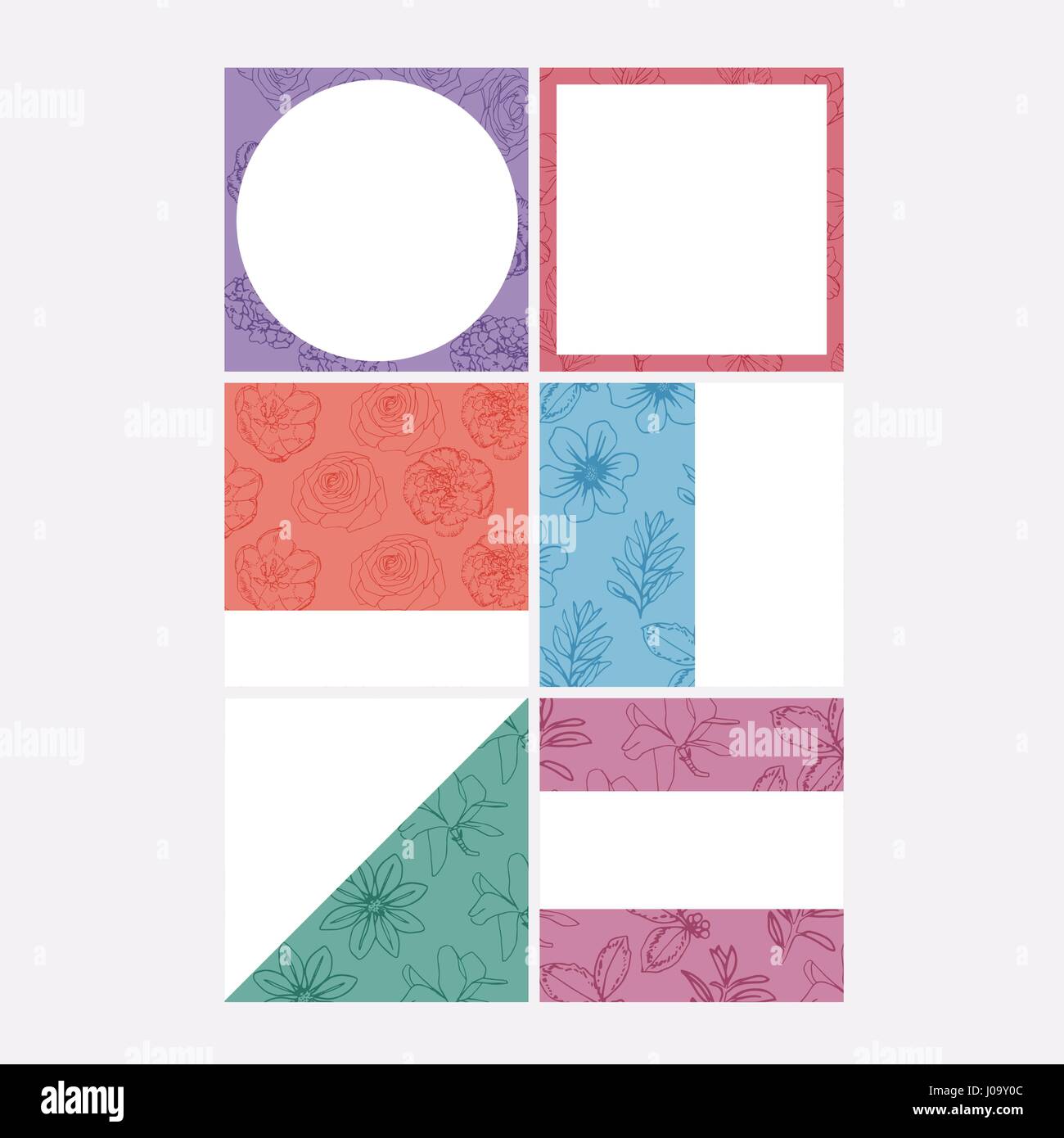 Elegant geometric shapes Stock Vector Images - Alamy