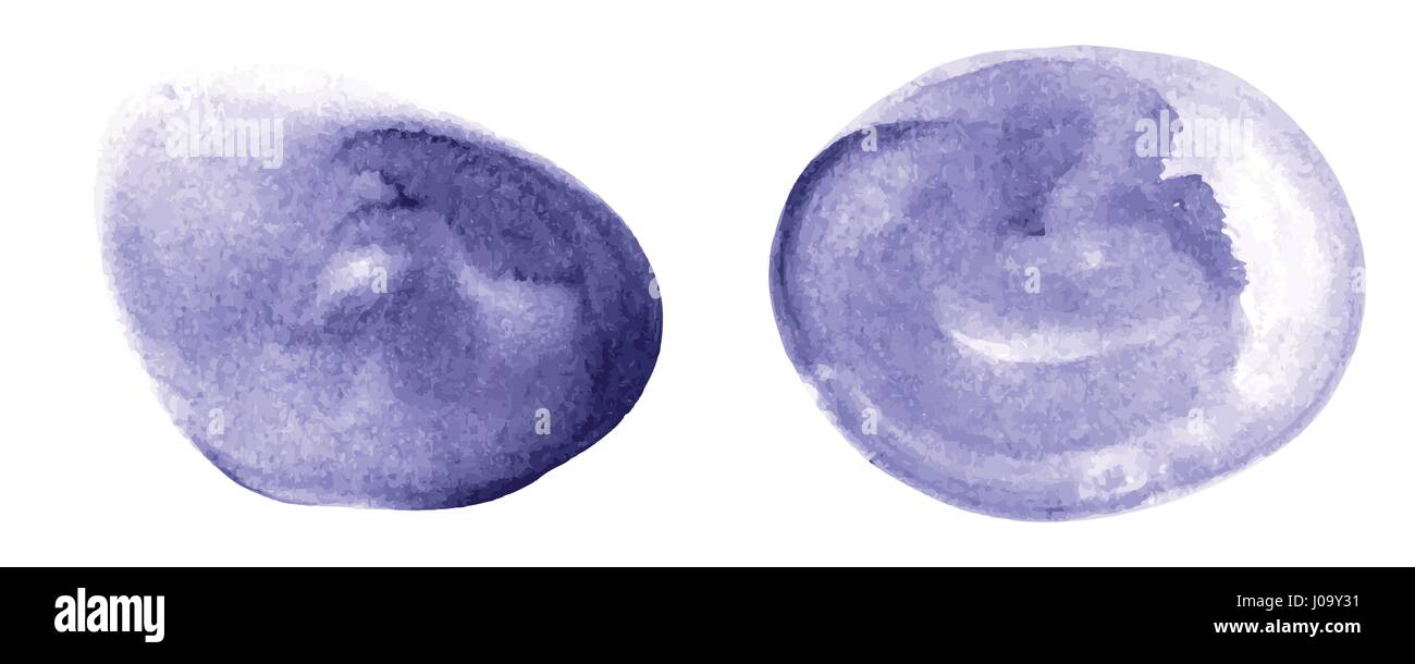 Vector set of painted circle spots Stock Vector Image & Art - Alamy