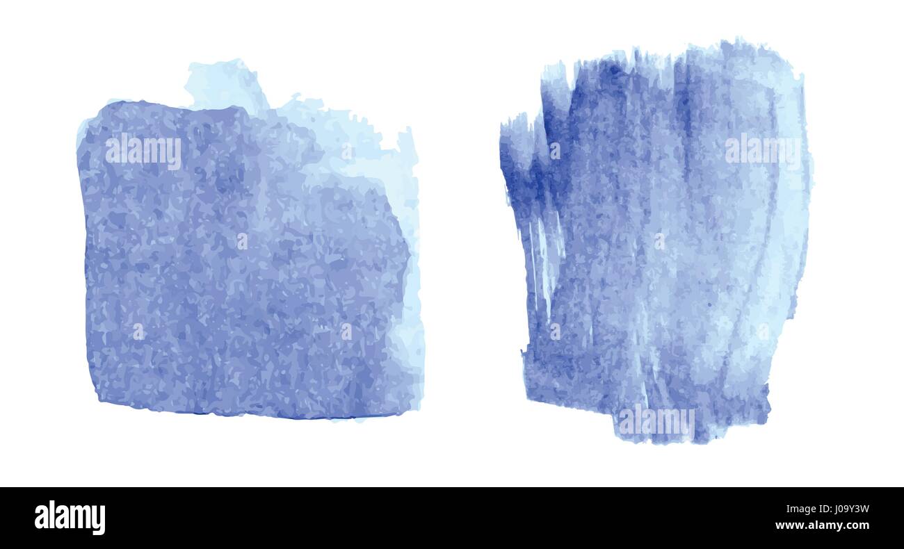 Vector set of paint brush strokes in random shapes Stock Vector Image ...