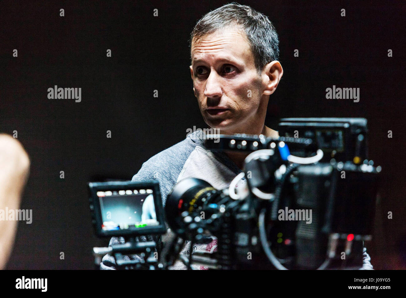 THE EYES, director Robbie Bryan, on set, 2017. © Parade Deck Films ...