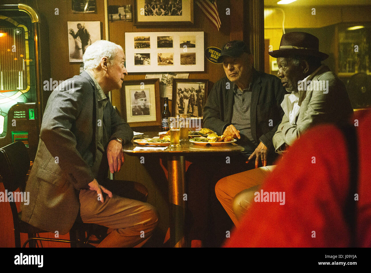 GOING IN STYLE, from left, Michael Caine, Alan Arkin, Morgan Freeman ...
