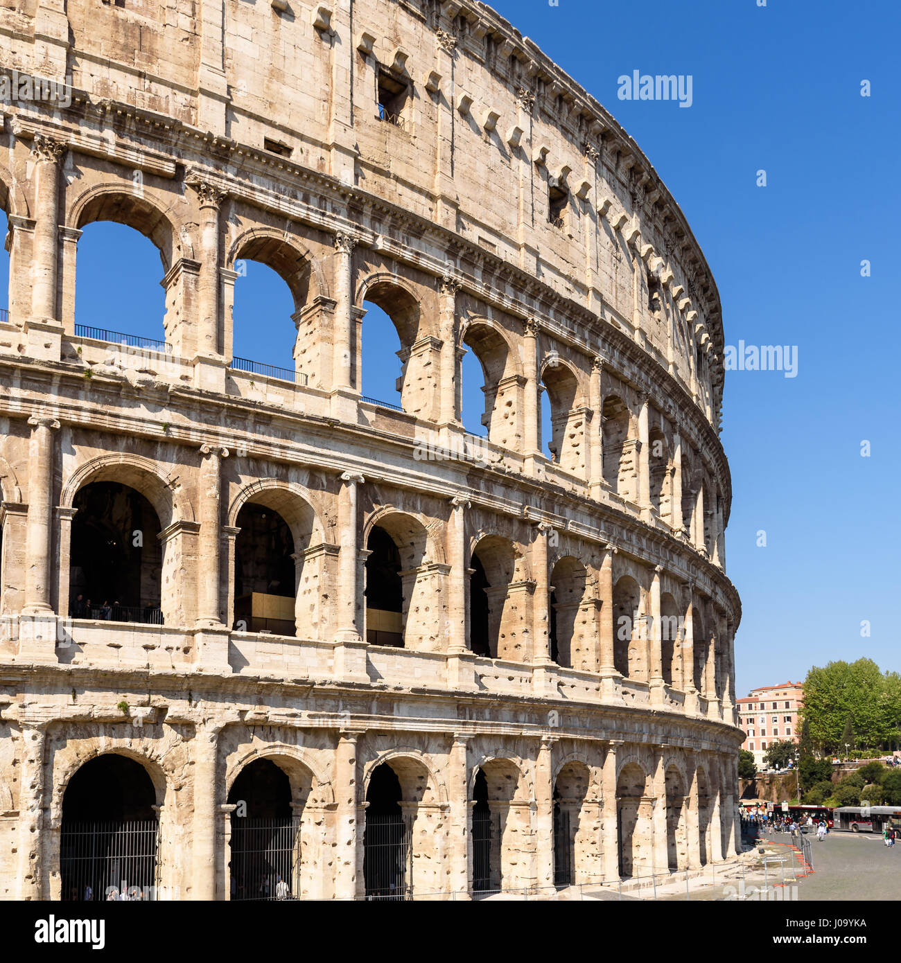 colosseum in Rome, italy, the great building of Roman Empire Stock ...