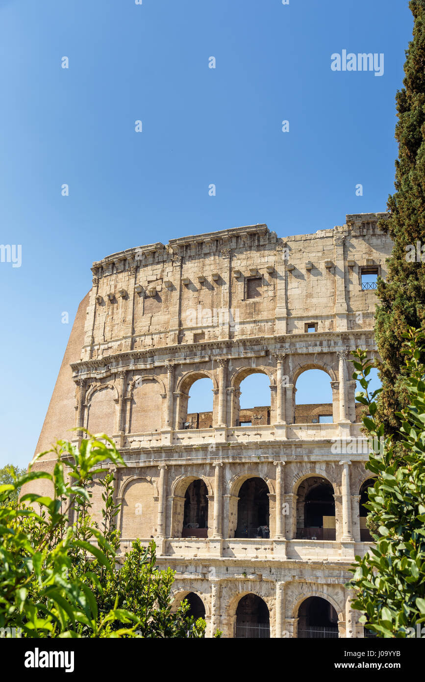colosseum in Rome, italy, the great building of Roman Empire Stock ...