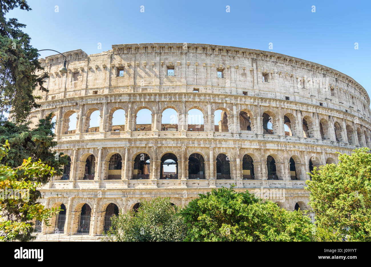 colosseum in Rome, italy, the great building of Roman Empire Stock ...