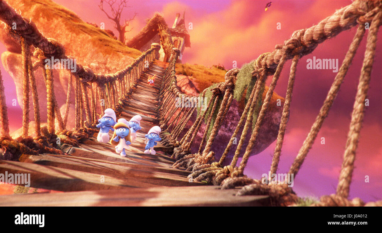 SMURFS: THE LOST VILLAGE, from left: Hefty (voice: Joe Manganiello ...