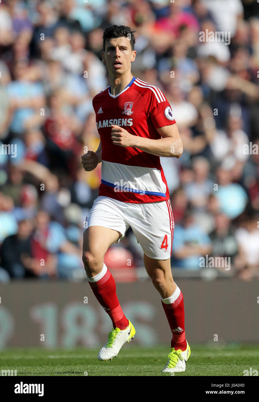 Middlesbrough's Daniel Ayala during the Premier League match at the ...