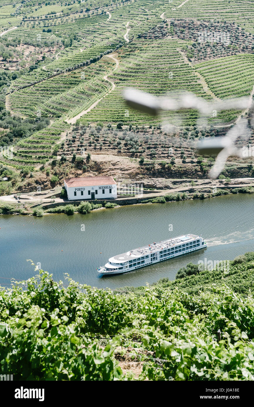 Douro river landscape in Beira Grande, Portugal Stock Photo - Alamy