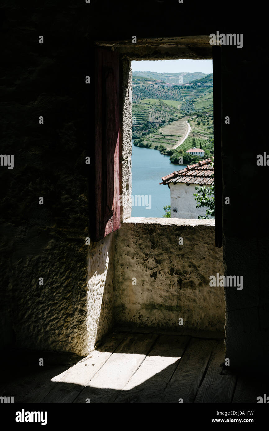 Window view valley river hi-res stock photography and images - Alamy