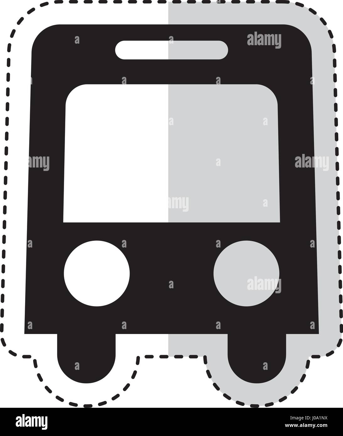 bus vehicle isolated icon Stock Vector Image & Art - Alamy