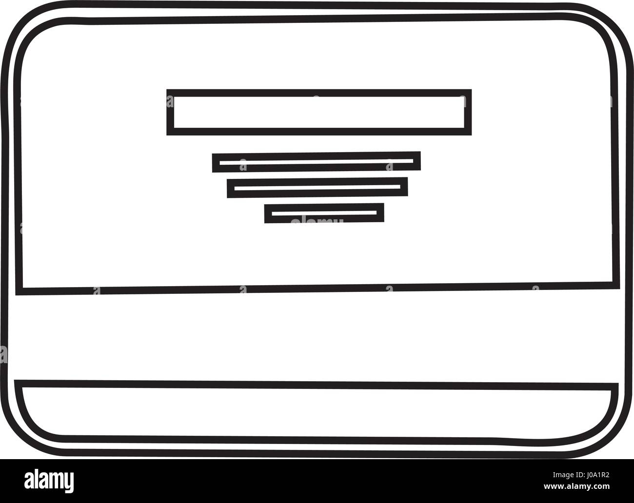 credit card isolated icon Stock Vector Image & Art - Alamy