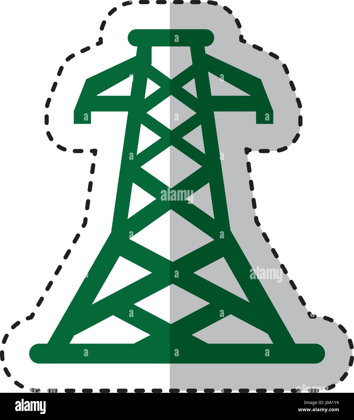 energy tower isolated icon Stock Vector Image & Art - Alamy
