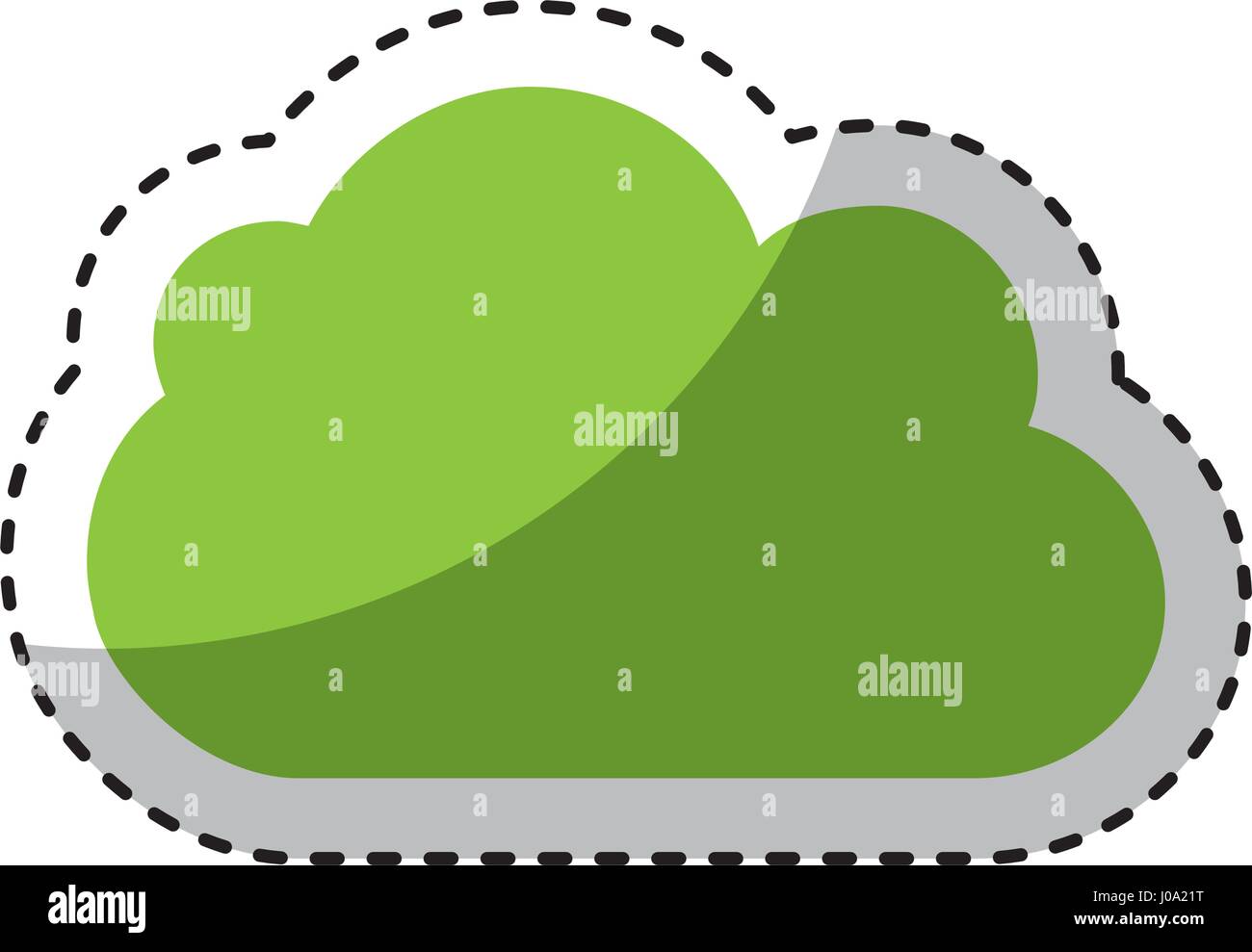 cloud silhouette isolated icon Stock Vector Image & Art - Alamy