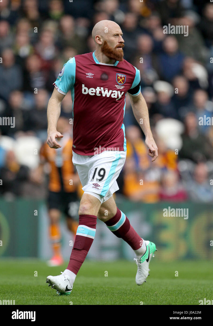 West Ham United's James Collins Stock Photo - Alamy