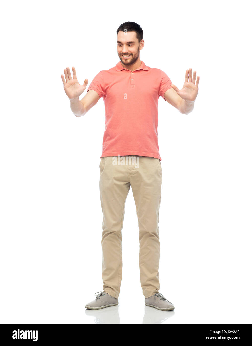 Touching something hi-res stock photography and images - Alamy