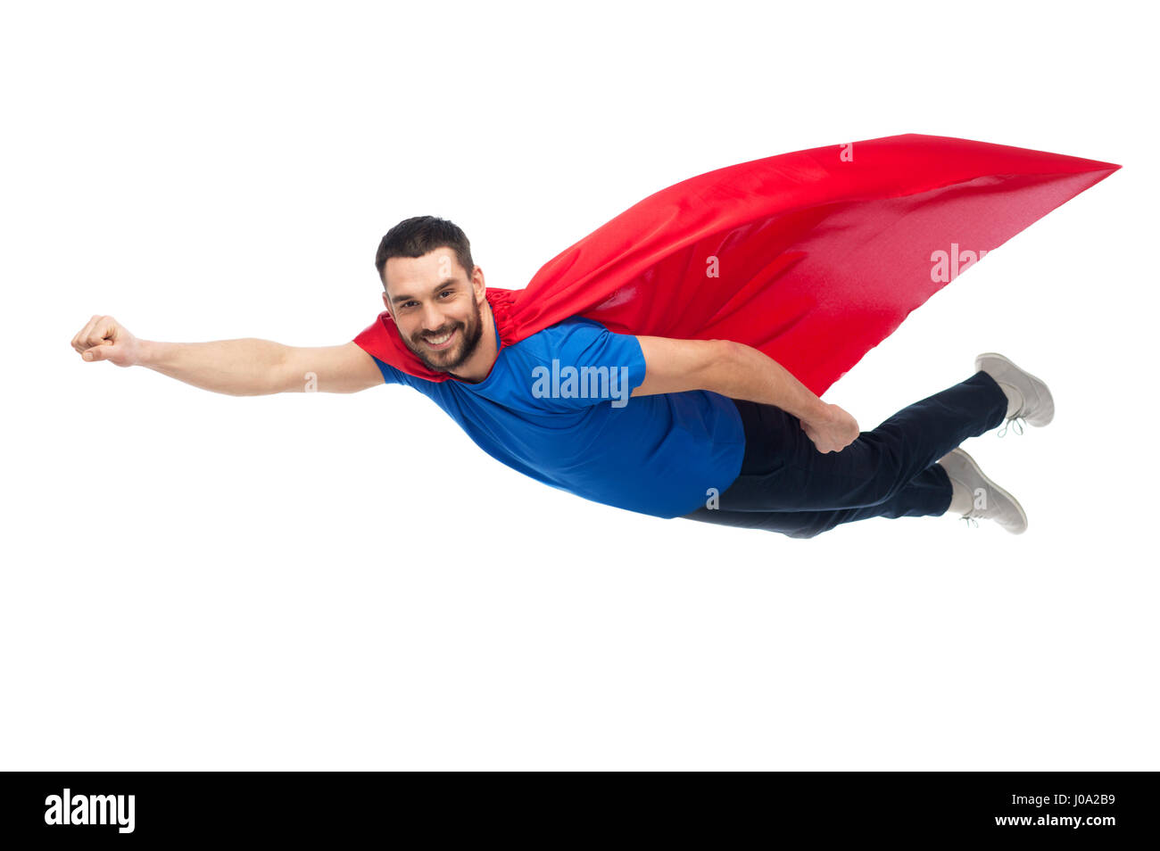 Flying pose Cut Out Stock Images & Pictures - Alamy