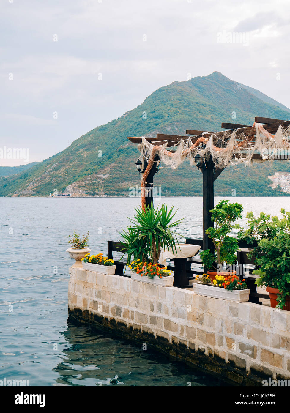 The interior of the fishing restaurant. Fish Cafe. Seafood resta Stock ...