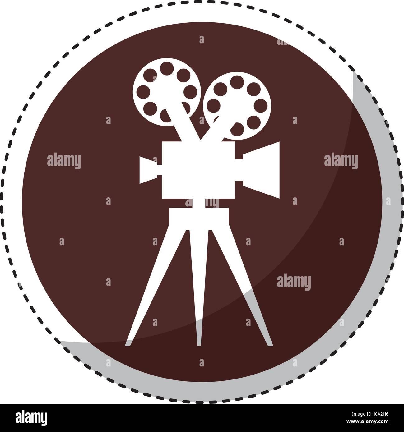 video camera retro icon Stock Vector Image & Art - Alamy