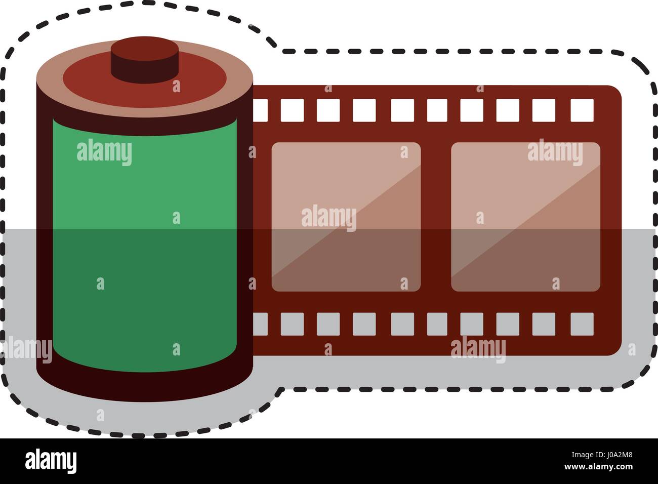 roll tape record isolted icon Stock Vector Image & Art - Alamy