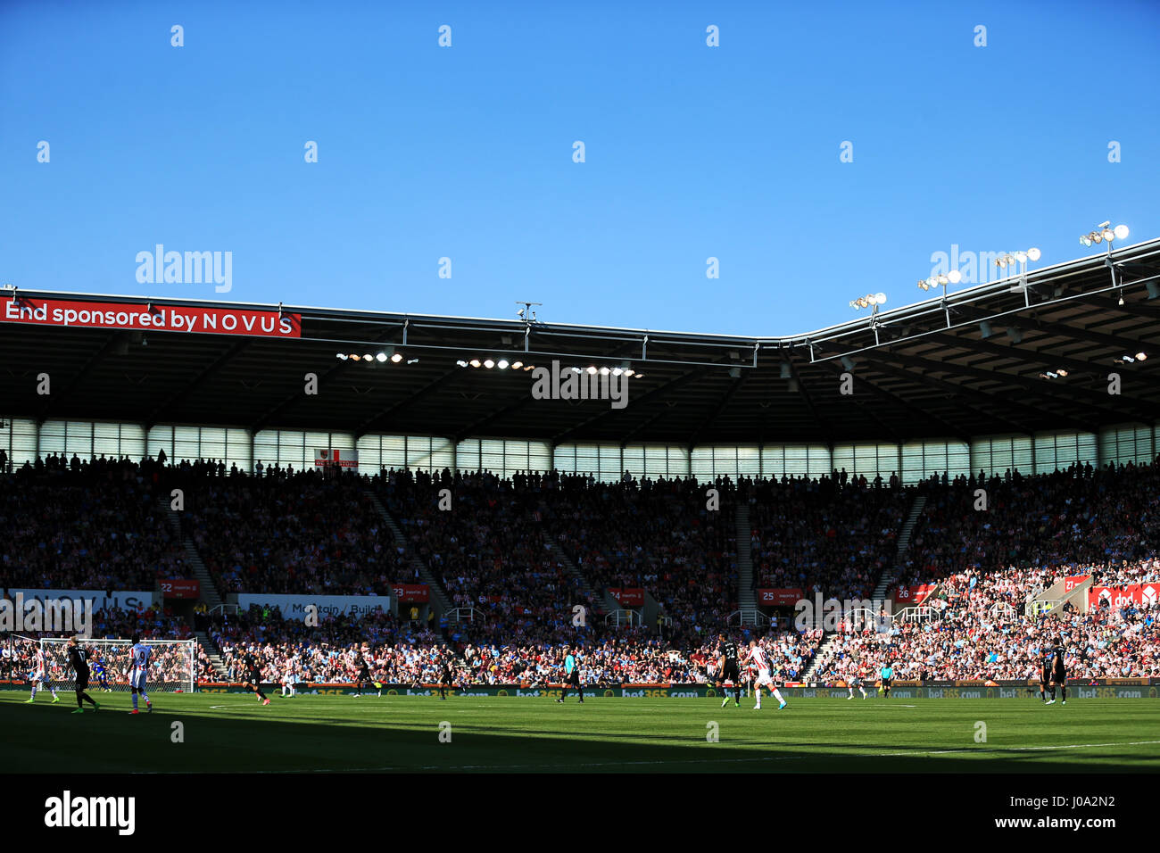 Stoke city supporters in stands hi-res stock photography and images - Alamy