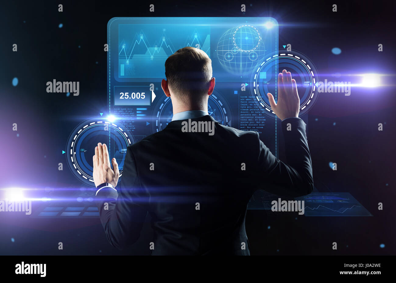 Augmented reality screen hi-res stock photography and images - Alamy