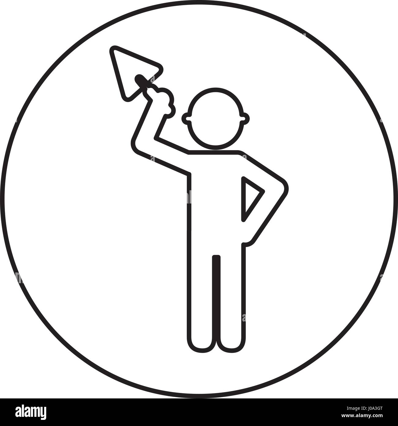 construction worker with spatula avatar Stock Vector Image & Art - Alamy