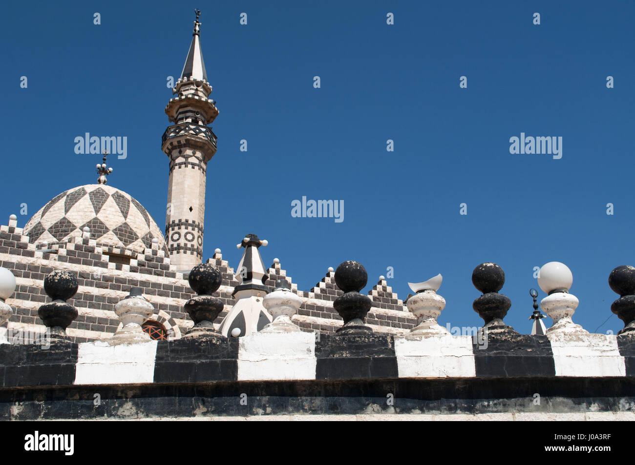 Jordan, Middle East: view of the Abu Darwish Mosque, built in 1961 on ...