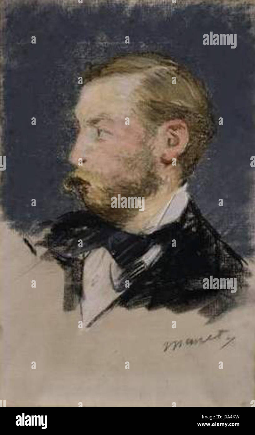 'Homme Blond' by Édouard Manet is a portrait of a young man with blonde ...