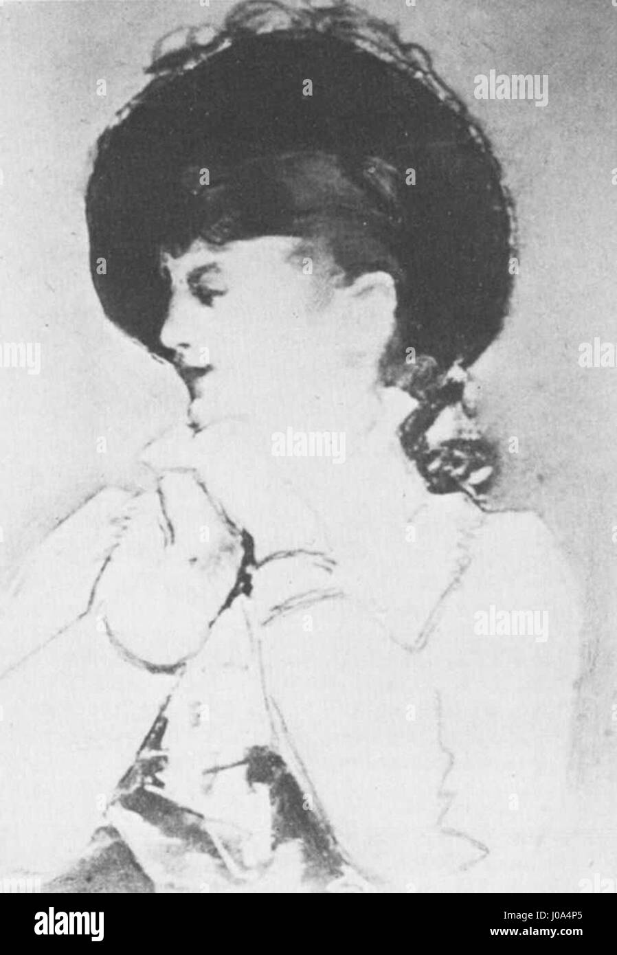 Édouard Manet's portrait of Méry Laurent, painted in 1868, depicts the ...
