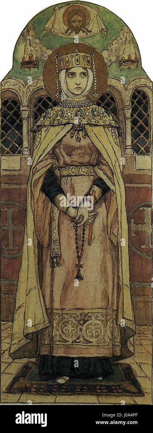 The title is translated as 'Baba Haska - A Family Scene'. This artwork ...