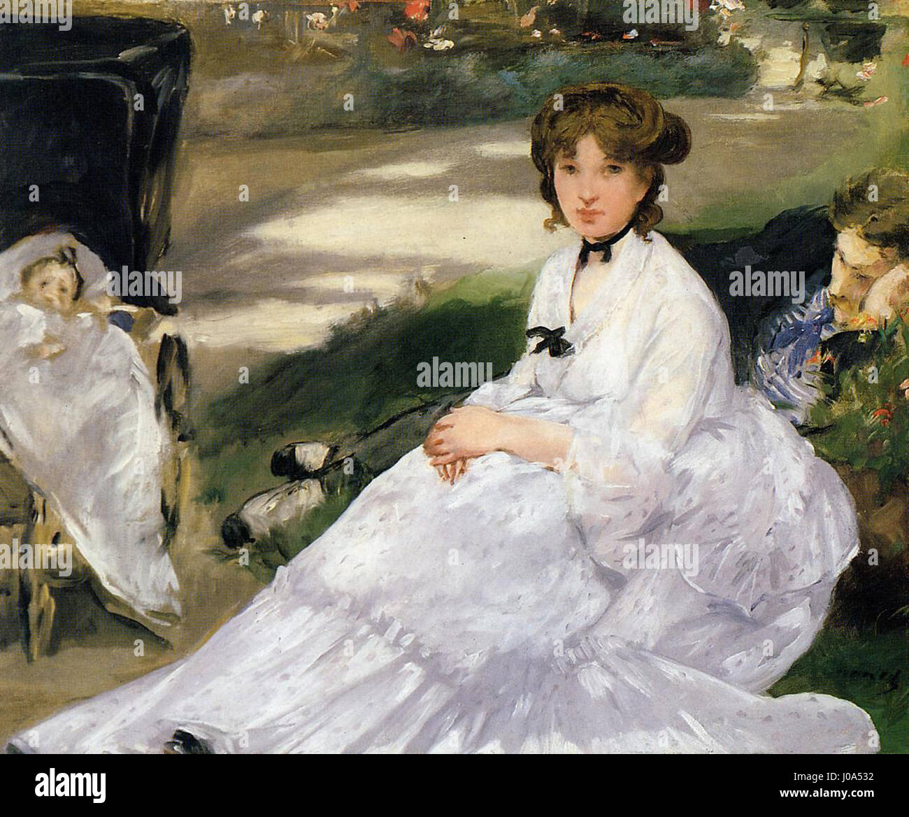 Edouard manet garden hi-res stock photography and images - Alamy