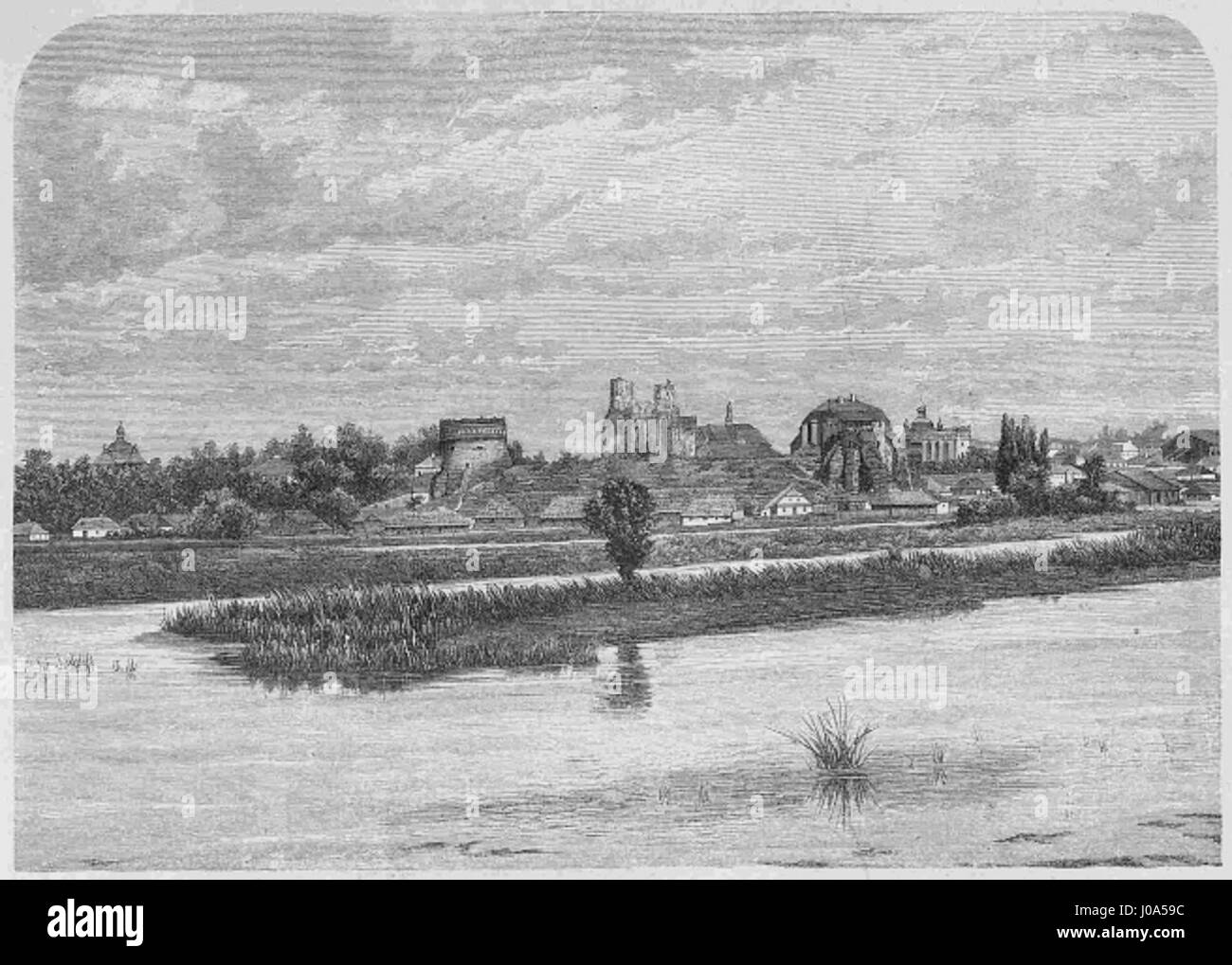 The 'Vyhlad Ostroha' painting represents a pivotal moment in Russian ...