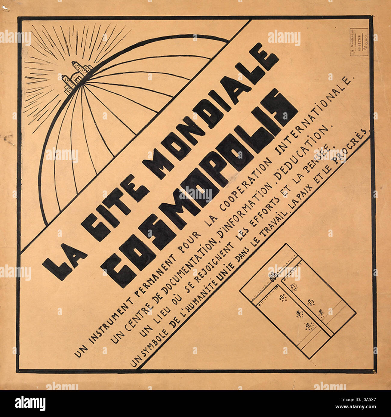 ‘La Cité mondiale Cosmopolis’ is an artistic representation of a global ...