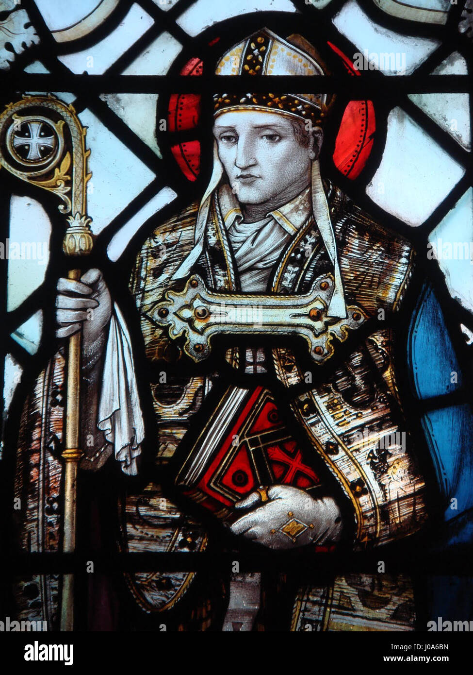 The stained-glass windows in the Church of St. George, designed by V.G ...