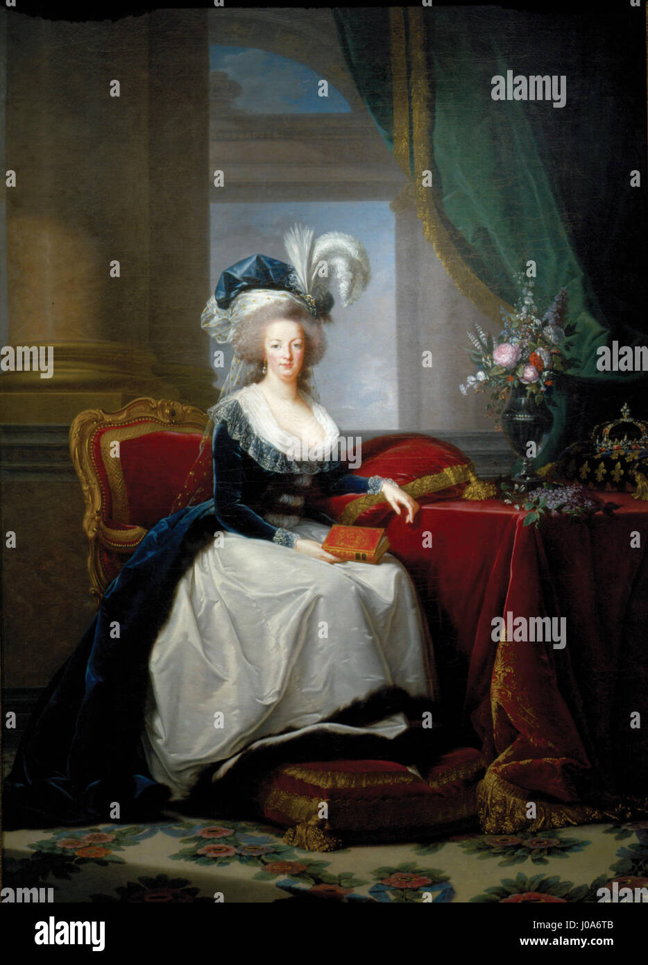 Élisabeth Louise Vigeé-Lebrun’s portrait of Marie Antoinette, Queen of ...