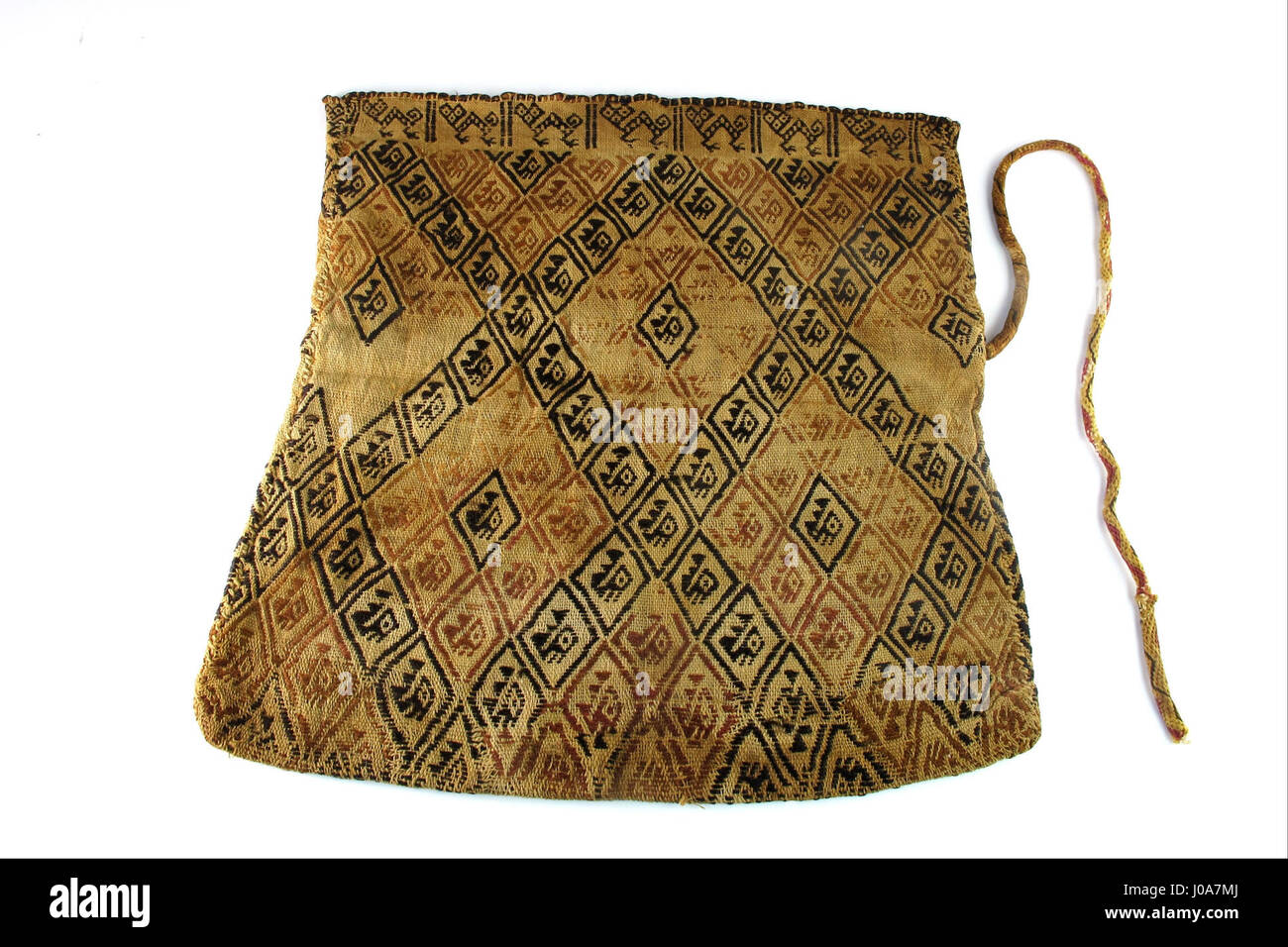 A 'Chuspa' textile bag is a traditional woven pouch, often used by ...