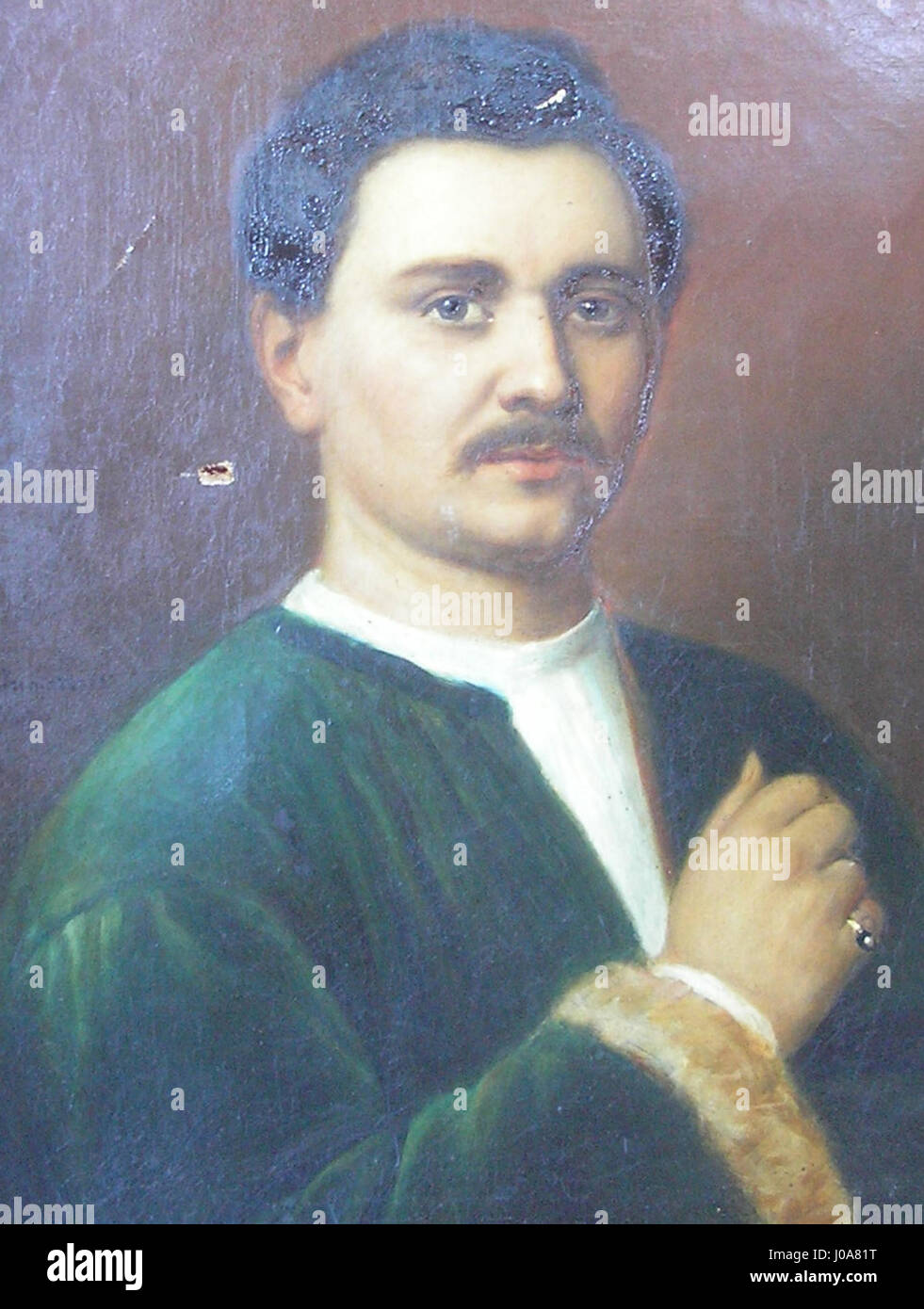 'Ismaël jeune' is an oil painting portraying a young figure named ...