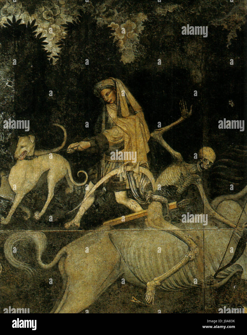 The 'Triumph of Death' painting at Palazzo Sclafani, Galleria Regionale ...