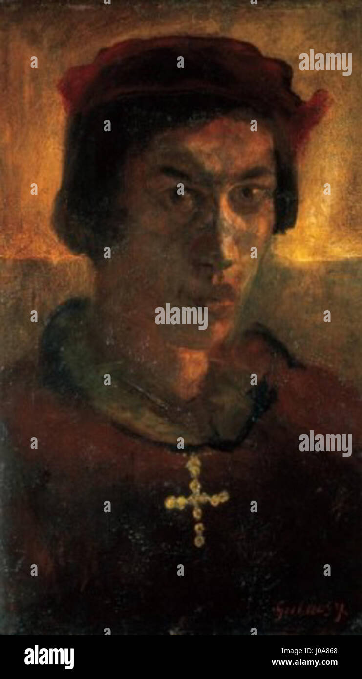 Gul Csí’s 'Self-portrait 1903' presents the artist in a reflective ...