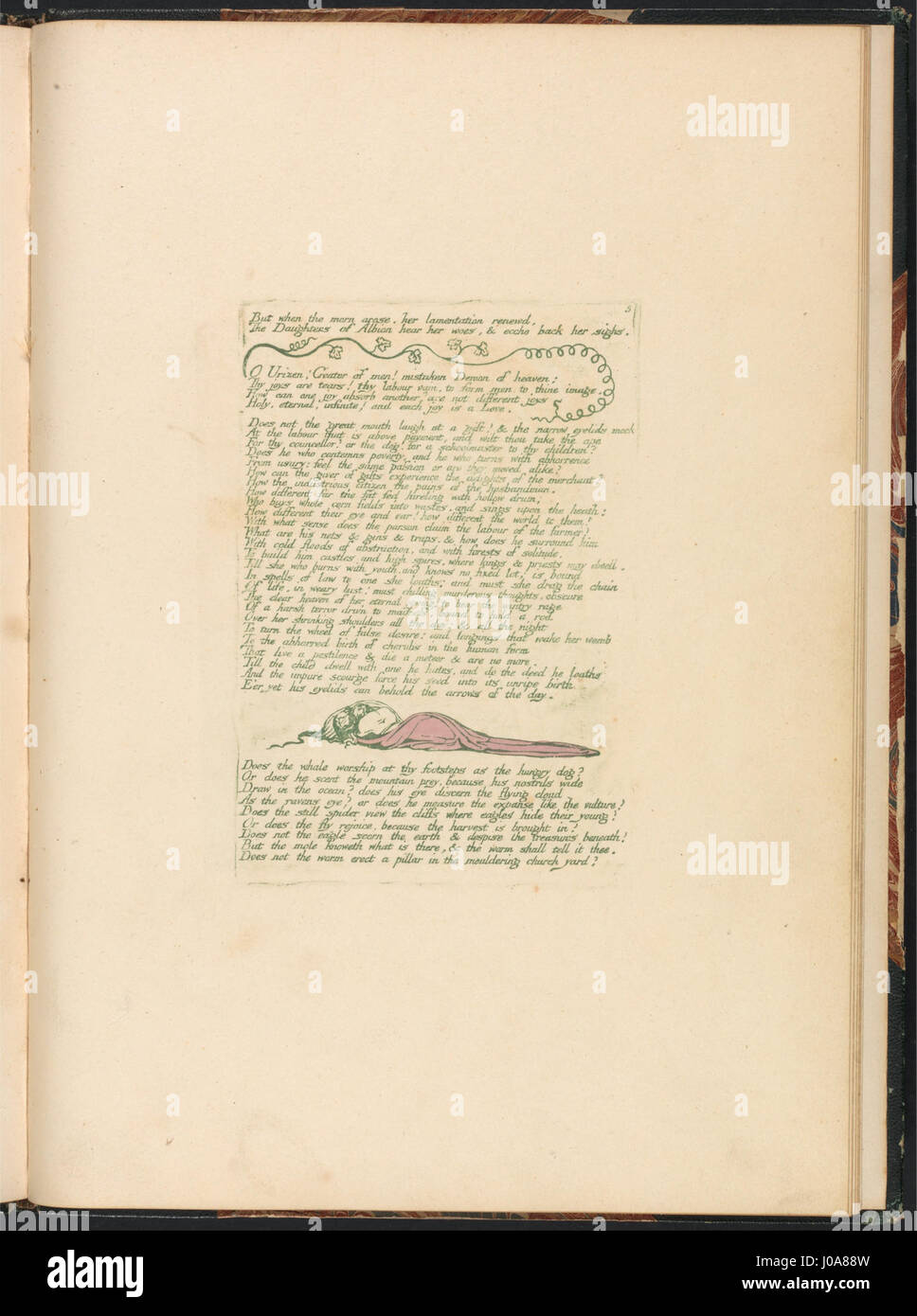 William Blake’s ‘Visions of the Daughters of Albion, Plate 8’ features ...