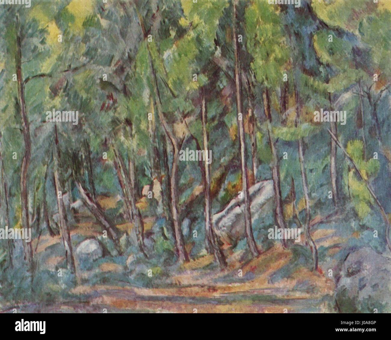 ‘078’ by Paul Cézanne showcases the artist's exploration of form, color ...