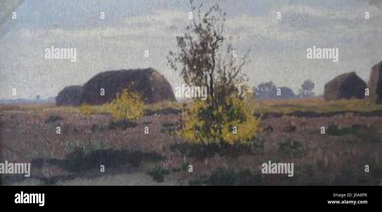 'Ginsterblüte' by Louise Droste-Roggemann is a depiction of gorse ...