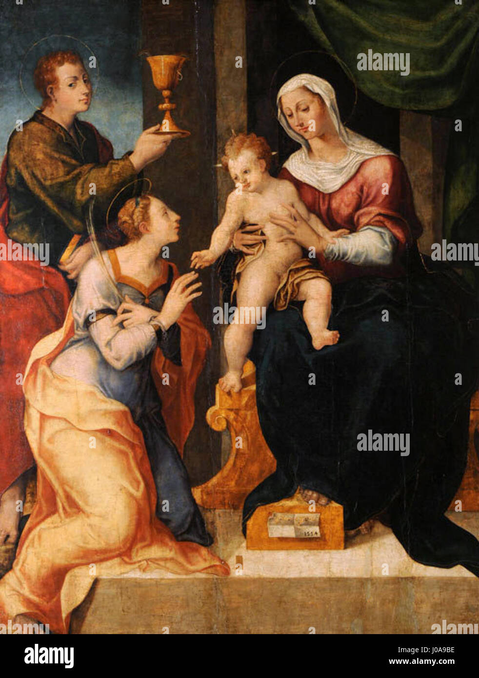 Pietro Negroni's 'Bodas místicas de Santa Catalina' (1554) is a ...