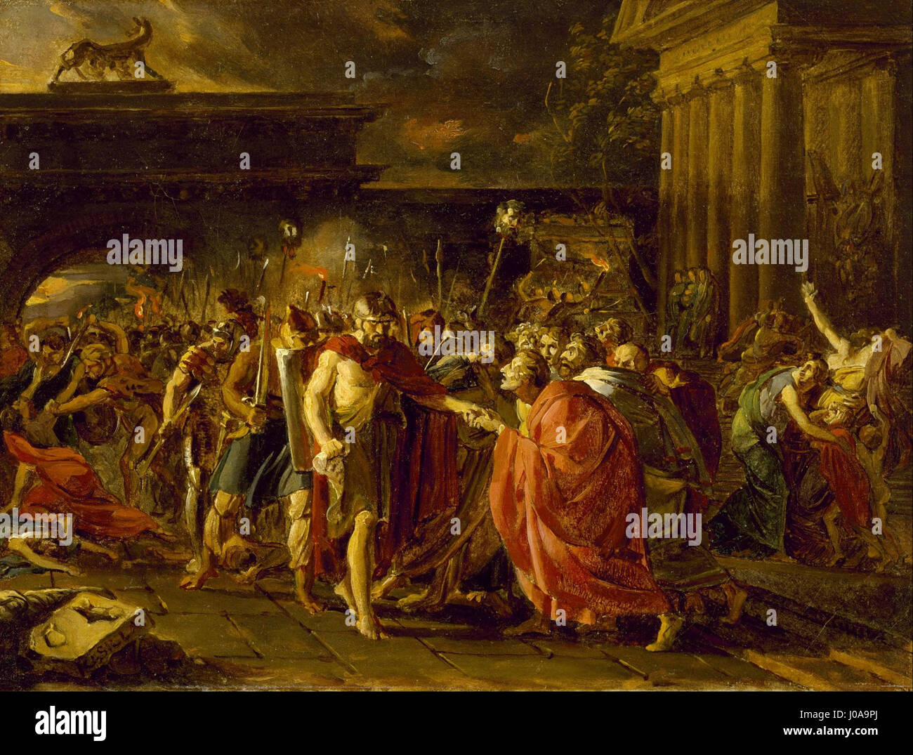 'Marius Returning to Rome' by Baron François Pascal Simon Gérard ...