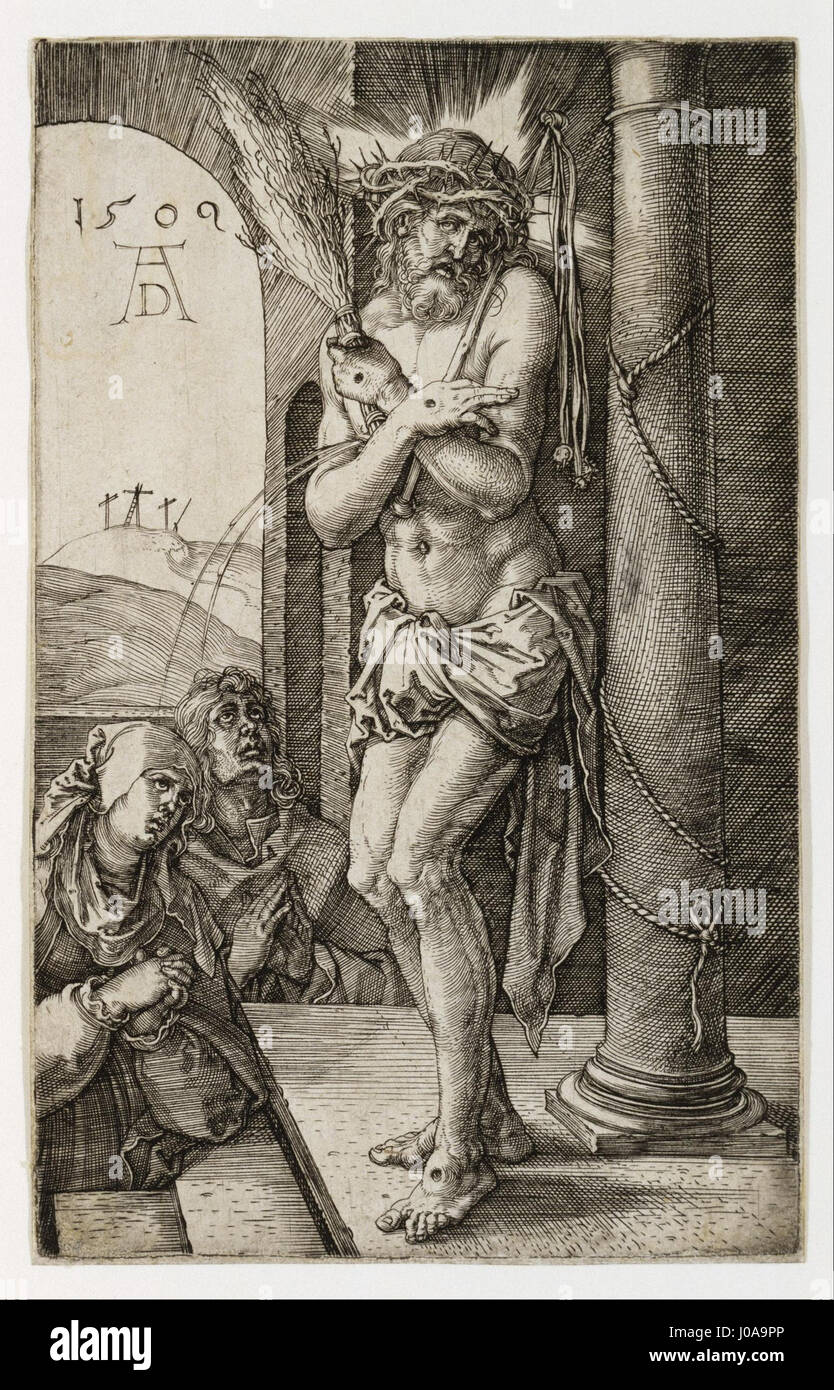 ‘Man of Sorrows’ by Albrecht Dürer depicts Christ in his suffering, a ...