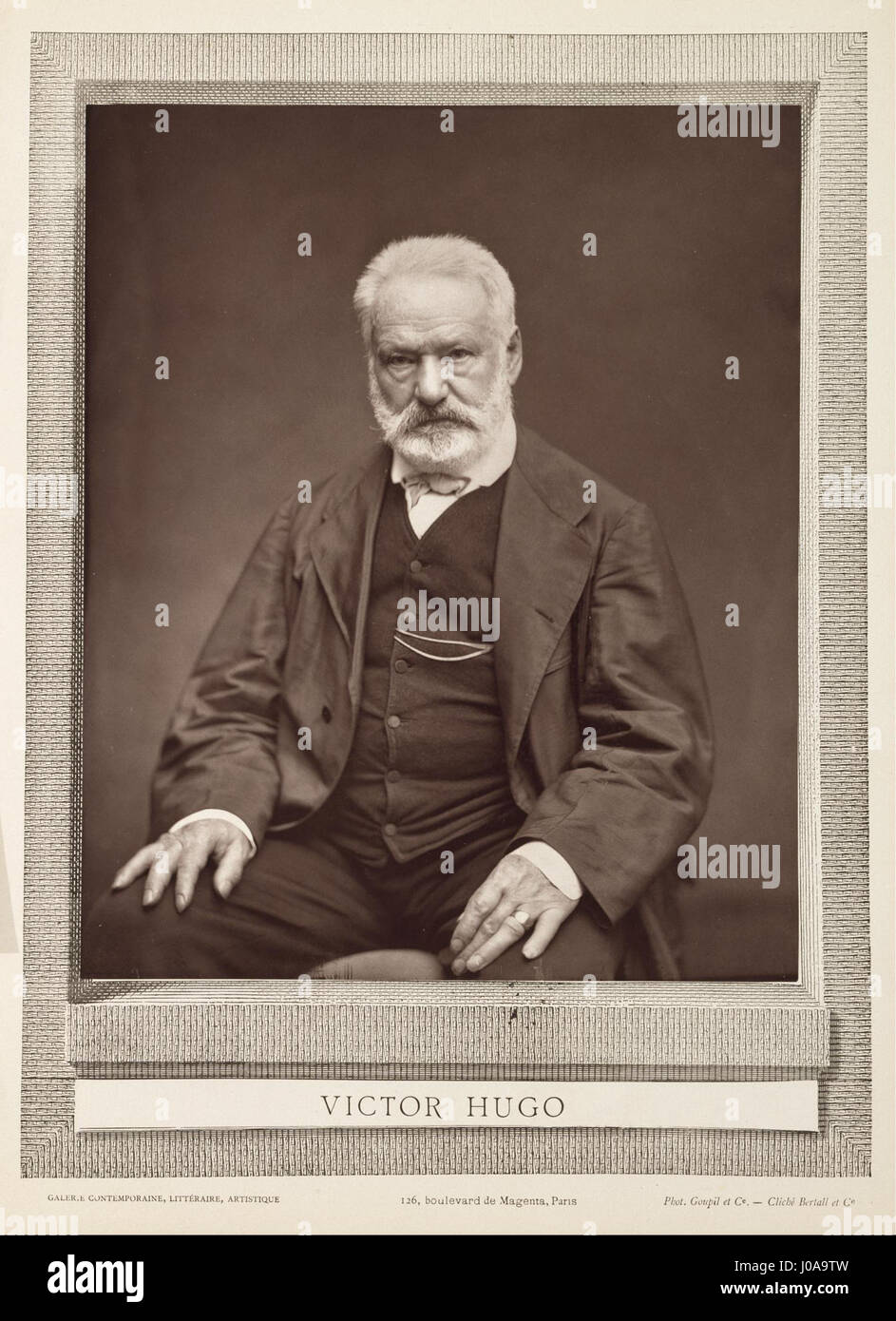 Cliché Bertall's depiction of Victor Hugo captures the essence of the ...