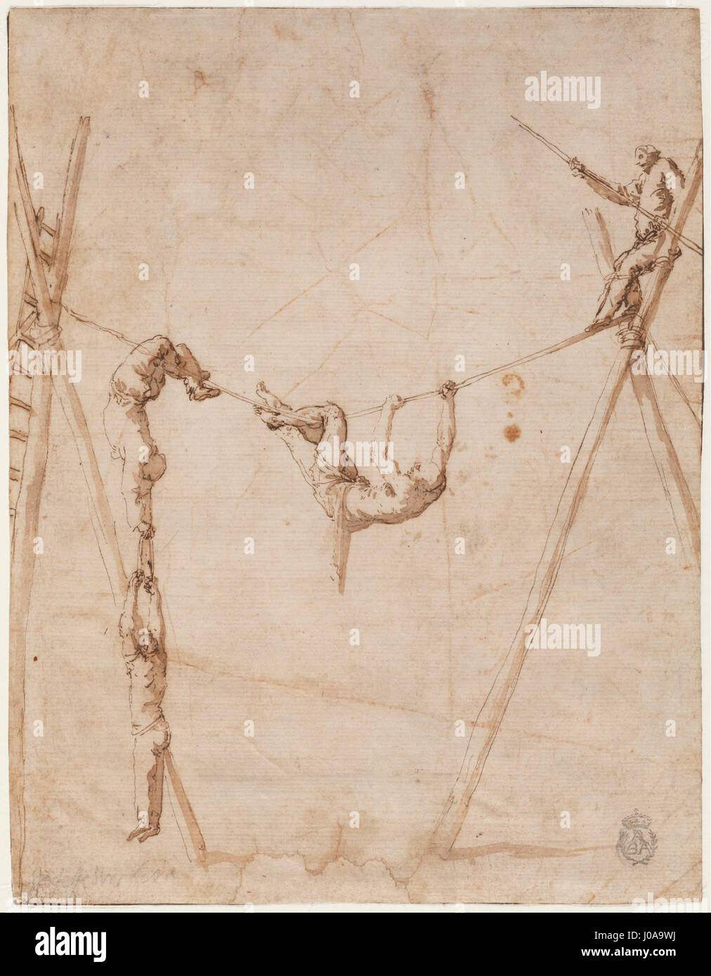'Acróbatas en la cuerda' (Acrobats on the Rope) by José de Ribera ...