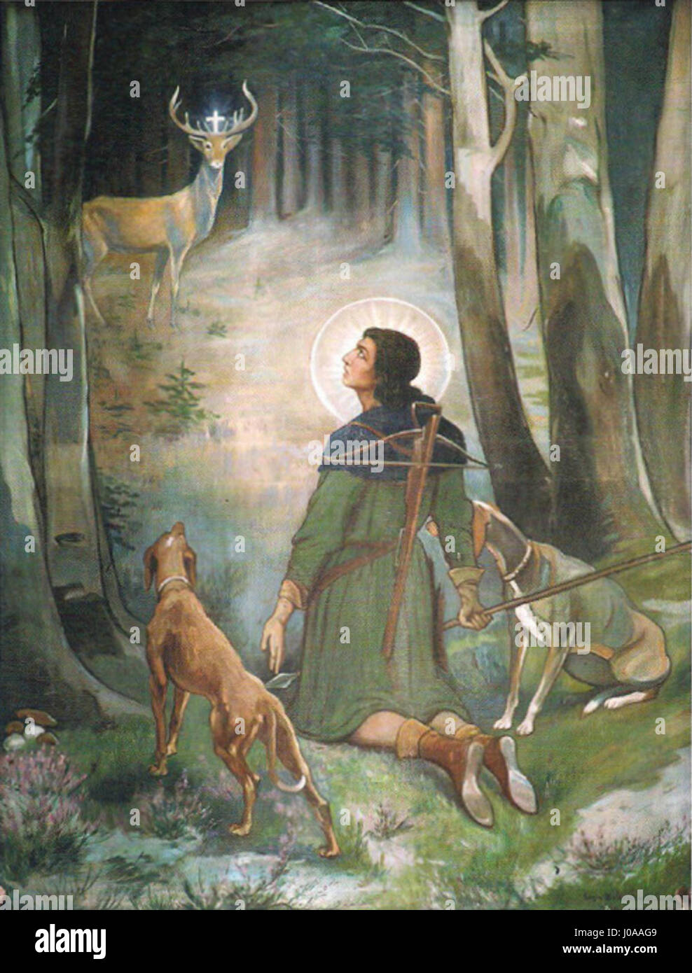 This 1887 painting depicts Saint Alexius, a revered Russian holy man ...